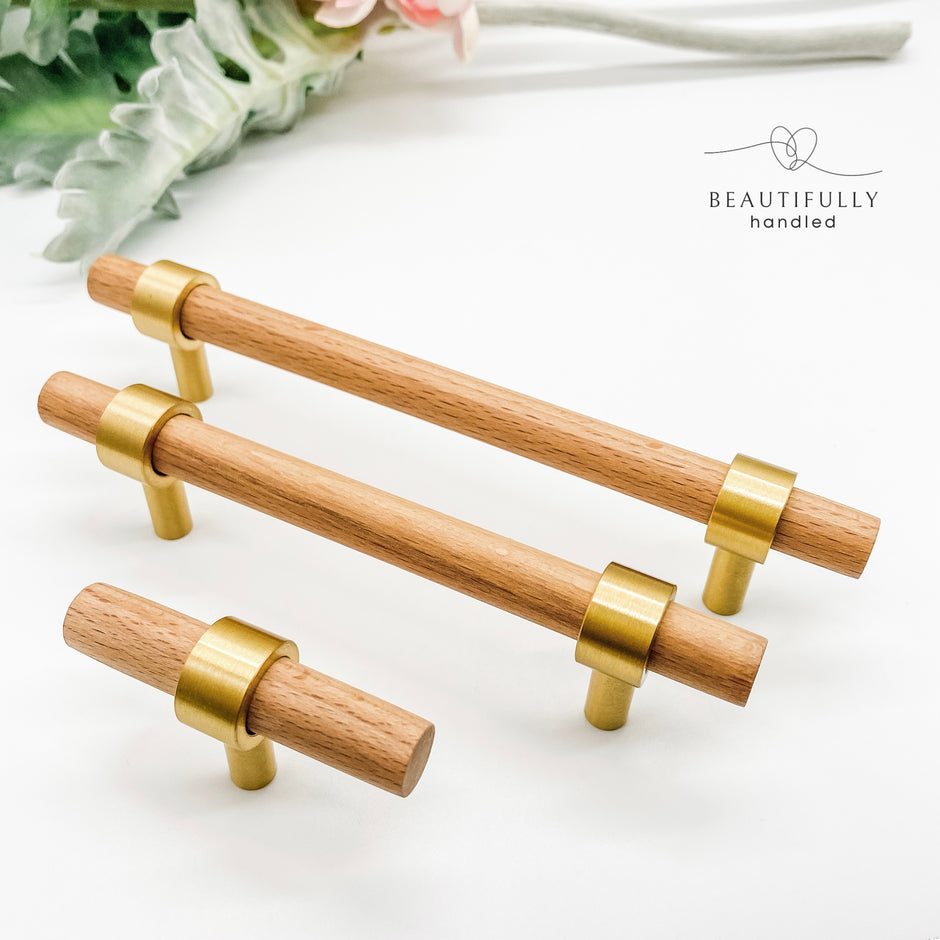 Timber drawer and cabinet handles – Beautifully Handled